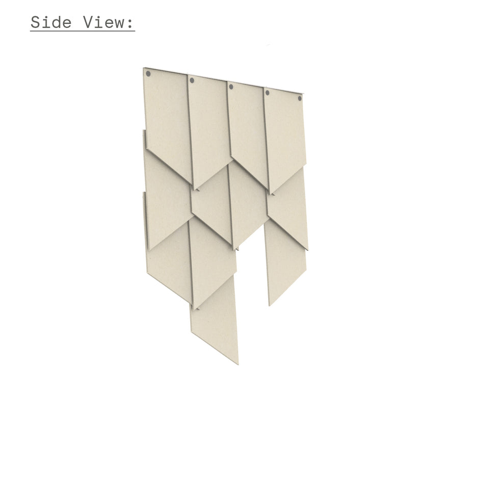 Felt Tile Slanted - Sound absorbing panels – Rom & Tonik