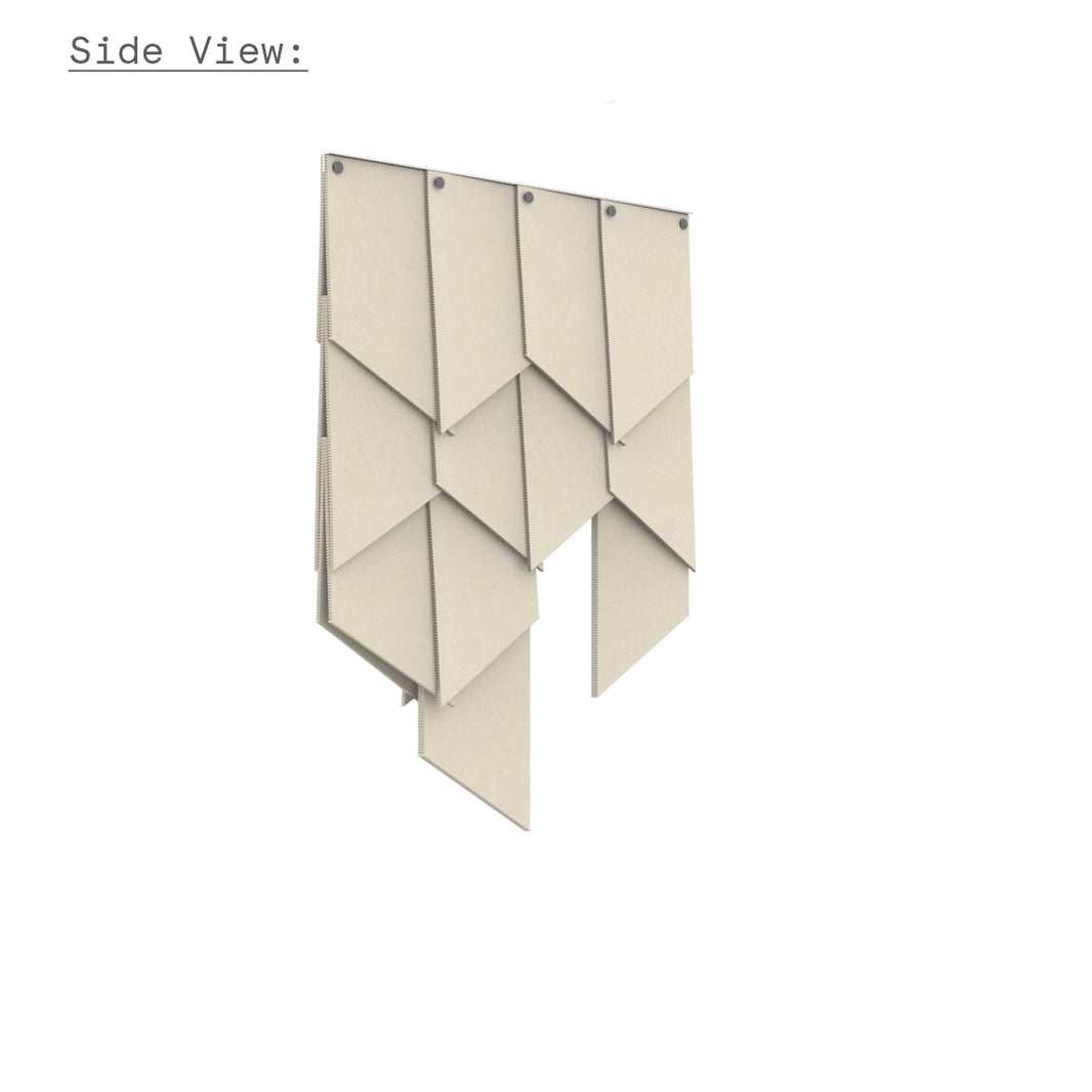 Felt Tile Slanted - Sound absorbing panels – Rom & Tonik