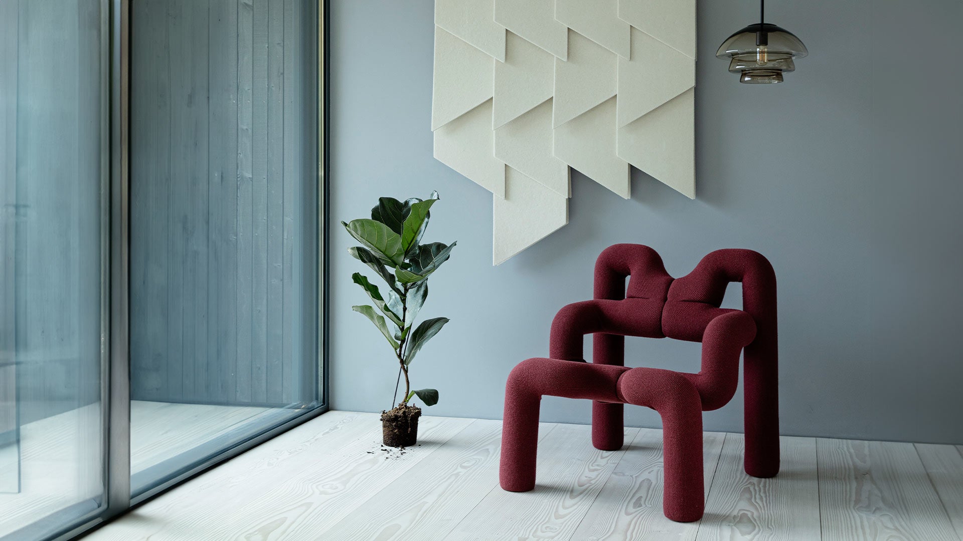 Felt Tile Slanted - Sound absorbing panels – Rom & Tonik